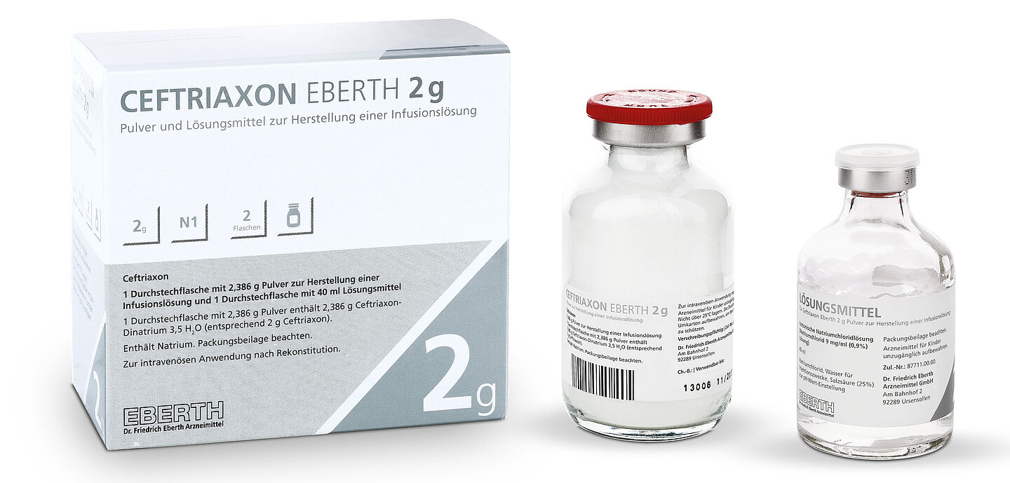 Eberth Arzneimittel | ceftriaxon Eberth powder and solvent